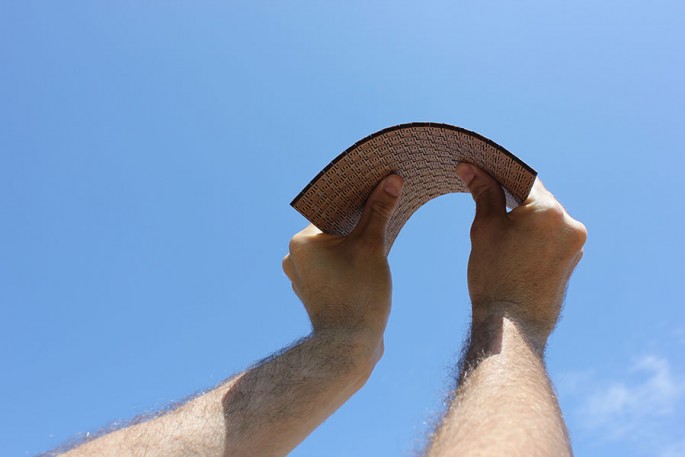 Super flexible laser cut plywood | koFAKTORlab